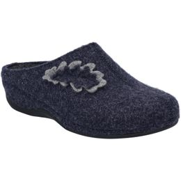 Josef Seibel Damen Hausschuh "Cholet 05, dunkelblau", Gr. 40, blau, Obermaterial: 100% Textilmaterial TEXMAT., Schuhe