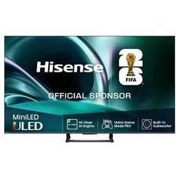 HISENSE QLED Mini LED-Fernseher "75U7Q", Energieeffizienz: E (A-G), schwarz, 75, Fernseher, 4K UHD Mini LED