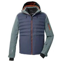Skijacke Killtec "KSW 72 MN SKI JCKT", Herren, Gr. XXL, blau (nachtblau), Obermaterial: 100% Polyester;Futter: 100% Polyester;F&uuml;llung: 100% Polyester, Jacken Skijacke, Moderne Hybridoptik, winddicht, wasserabweisend, atmungsaktiv