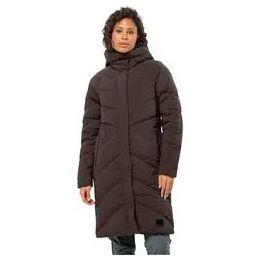 Daunenmantel Jack Wolfskin "MARIENPLATZ COAT W RDS", Damen, Gr. L (42/44), peat, Obermaterial: 87% Polyamid, 13% sonstige Fasern. Futter: 100% Polyester. F&uuml;llung: 90% Entendaune, 10% sonstige Fasern, M&auml;ntel Daunenmantel