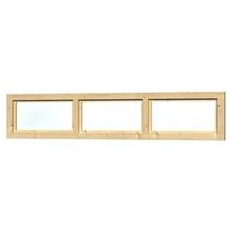 Skan Holz Fenster SKANHOLZ "Oberlicht", natur, B:147cm H:30cm, Glas, Massivholz, Fenster, 147 x 30 cm