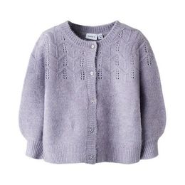 Tchibo - Name IT Kinder-Strickjacke - M&auml;dchen - Gr. 122 - lila