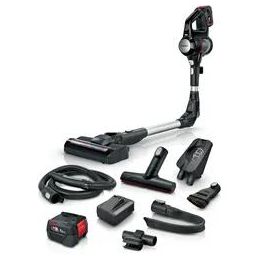 Bosch Akku-Bodenstaubsauger "Unlimited 7 BSS715CARP/BSS715FRSH, 5.0 Ah Akku, Knickrohr", schwarz, B:25,2cm H:130,8cm T:21,6cm, Akkusauger, 10 Jahre Motorgarantie, Schnellladeger&auml;t, Made in Germany