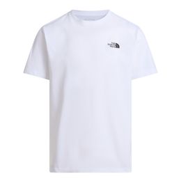 The North Face Herren T-Shirt "M MOUNTAIN SKETCH REGULAR SHORT SLEEVE TEE-GRAPHIC", wei&szlig;, Gr. XXL, Obermaterial: 60% Baumwolle, 40% Polyester,