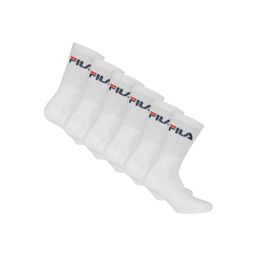 Fila Herren Kurzsocken "Socken 3er Pack", Gr. 35, wei&szlig;, Obermaterial: 70% Baumwolle CO. 29% Polyester PES. 1% Elasthan EL., Socken