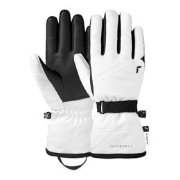 Reusch Damen Skihandschuhe "Alena R-TEX XT"wei&szlig;, schwarz, Gr. 7,5, unifarben, 87% Polyester, 11% Lederimitat, 2% Elasthan, Handschuhe, mit wasser-