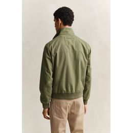 Gant Herren Blouson "LIGHTWEIGHT HAMPSHIRE"dry herb gr&uuml;n, Gr. XS, unifarben, Web, Obermaterial: 83% Polyester, 17% Baumwolle, Jacken, Regular fit mit