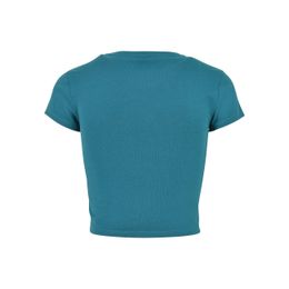 Urban Classics Damen T-Shirt "Urban Classics Damen Ladies Stretch Jersey Cropped Tee"watergr&uuml;n, Gr. XXXL, unifarben, 95% Baumwolle, 5% Elasthan,