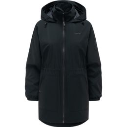 Ragwear Damen Kurzmantel "Brona", schwarz, Gr. XL, Obermaterial: 100% Polyester. Innenfutter: 100% Polyester, M&auml;ntel, Kurzer Damen &Uuml;bergangsmantel