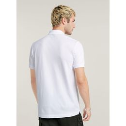G-Star Raw G-STAR Herren T-Shirt "Dunda Slim Poloshirt", wei&szlig;, Gr. XXS, Obermaterial: 95% Baumwolle, 5% Elasthan, Shirts