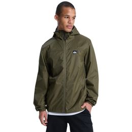 Quiksilver Herren Regenjacke "Overcast 3K Tape", gr&uuml;n, Gr. XS, Obermaterial: 100% Nylon., Jacken