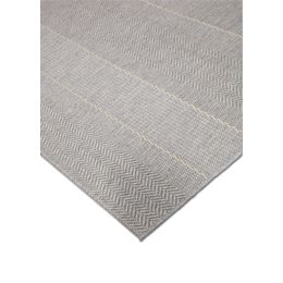 bonprix In- und Outdoor L&auml;ufer mit dezenten Streifen, grau, Gr.80x350 cm, Gewebter L&auml;ufer, strapazierf&auml;hig und robust