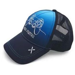 Baseball Cap MaxiMo, Jungen, Gr. 55/57, navy, Canvas, Obermaterial: 50% Baumwolle, 50% Polyester, Caps, Navy, Gaming-Motiv, Trucker-Cap, Snapback, Mesh, Basecap, Jungen