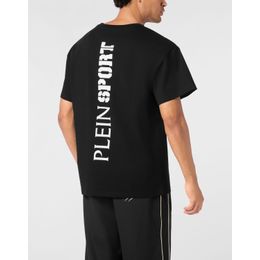 Plein Sport Herren T-Shirt "Logo", schwarz, Gr. S, Obermaterial: 100% Baumwolle, Shirts