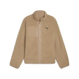 Puma Herren Winterjacke "REVERSIBLE HYBRID SHERPA JACKET", beige, Gr. M, unifarben, Rippware, Obermaterial: 100% Polyester, Jacken, mit WarmCELL