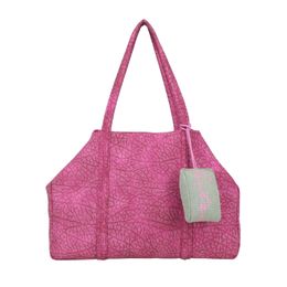 Henkeltasche Fritzi aus Preussen "Ella Shopper", Herren, Gr. B/H/T: 16cm x 29cm x 44cm, pink, Polyurethan (PU), unifarben, Taschen, mit ger&auml;umigem Hauptfach