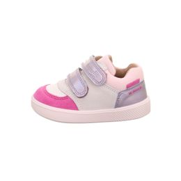 Superfit Kinder Klettschuh "SUPIES WMS: mittel", Gr. 23flieder, rosa, Nappaleder, Polyester, Veloursleder, mehrfarbig, Schuhe, Sneaker, Freizeitschuh