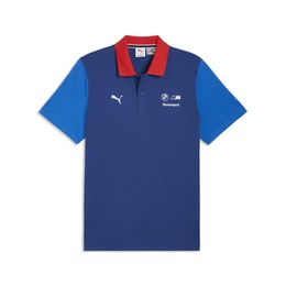 Puma Herren Poloshirt "BMW M MOTORSPORT Essentials Polo Herren", blau, Gr. L, Obermaterial: 100% Baumwolle. Kragen: 96% Baumwolle, 4% Elasthan.