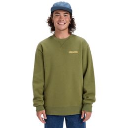 Sweatshirt Quiksilver "Salt Water Graphic", Herren, Gr. M, loden gr&uuml;n, Obermaterial: 55% Baumwolle, 25% Baumwolle, 20% Polyester., Sweatshirts Sweatshirt