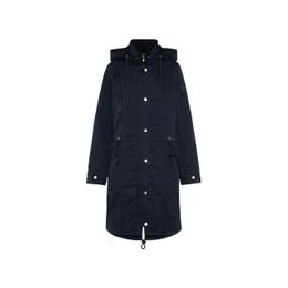 SOCCX Damen Parkablau, Gr. XXL, Web, Material: 100% Baumwolle, Futter Rumpf: 100% Baumwolle, Futter &Auml;rmel: 100% Polyester, Jacken, mit Tunnelband in