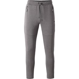 LPO Herren Jogginghose "Jogginghose Robert", grau, Gr. 48, Jersey, 100% Polyester, Hosen, Elastisches Material passt sich optimal an K&ouml;rperformen an