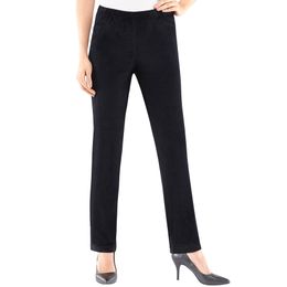 Casual Looks Damen Schlupfhose, blau, Gr. 54, unifarben, 98% Baumwolle, 2% Elasthan, Hosen