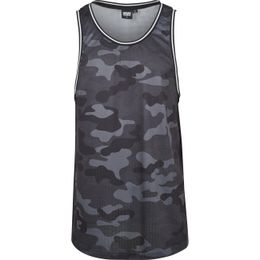 Urban Classics Herren Tanktop "Urban Classics Herren Camo Mesh Tanktop"schwarzcamo, Gr. 5XL, 100% Polyester, Tops