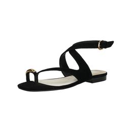 Dolce Vita Damen Zehentrenner "Dolce Vita Sandalen Veloursleder", Gr. 40, schwarz, Veloursleder, Schuhe