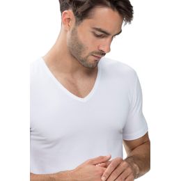 Mey Herren Unterziehshirt "Dry Cotton", Gr. 10, wei&szlig;, Single Jersey, Obermaterial: 57% Baumwolle, 38% Polyester, 5% Elasthan, unifarben, Unterhemden,