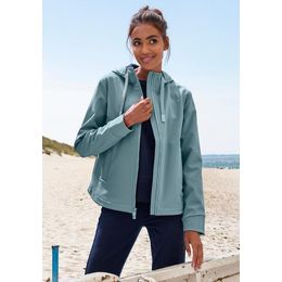 ELBSAND Softshelljacke cyanblau Gr. S/36 f&uuml;r Damen