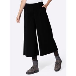 Heine Damen Hosenrock, Schwarz, Gr. 36, Lange R&ouml;cke, Material: Polyester