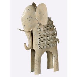 HEINE HOME Deko-Figur, Natur, Gr. H/B/T ca. 51/30/14 cm, Figuren & Skulpturen, Material: Metall