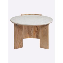 HEINE HOME Couchtisch, Natur, Gr. H/B/T ca. 45/70/70 cm, Beistell- & Couchtische, Material: Mango