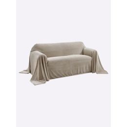 &Uuml;berwurf, Braun, Gr. 160x270 cm - Sofa&uuml;berwurf, Pereira da Cunha, Sofa&uuml;berw&uuml;rfe & Hussen, Material: Polyester