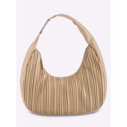 Heine Damen Tasche, Braun, Handtaschen, Material: Synthetik