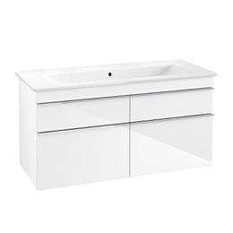 Villeroy & Boch Villeroy & Boch Venticello Schrank mit Waschtisch, 4 Ausz&uuml;ge, 4104CJRW+A92901DH,