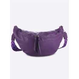 Heine Damen Tasche, Lila, Handtaschen, Material: Synthetik