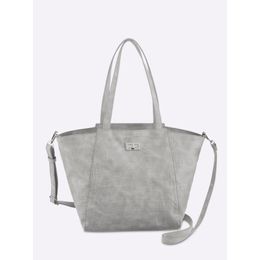 Heine Witt Damen Tasche, steingrau, Gr&ouml;&szlig;e 0