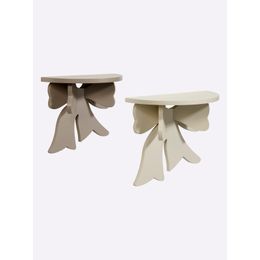 IMPRESSIONEN Wandkonsole, Natur, Gr. H/B/T ca. 20,5/24/12+25/30/15 cm, Wanddeko, Material: MDF