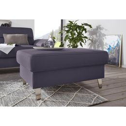 Sit & More Polsterhocker SIT & MORE "Sorano", grau (anthrazit), B:100cm H:47cm T:66cm, Hocker, Polsterhocker