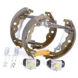 Bosch Bremsbackensatz KIT SUPERPRO 0 204 114 197 hinten rechts links vormontiert 22mm f&uuml;r RENAULT DACIA MERCEDES-BENZ 440A06525R A4154200320 440209423