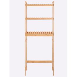HEINE HOME Regal, Natur, Gr. H/B/T ca. 162x63x26 cm, Badm&ouml;bel, Material: Bambus
