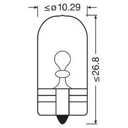 Osram Gl&uuml;hlampe, Blinkleuchte 2827NA R&uuml;ckfahrleuchte,Gl&uuml;hlampe, Positions-/Begrenzungsleuchte,Gl&uuml;hlampe, Bremsleuchte,Gl&uuml;hlampe, Park-/Positionsleucht