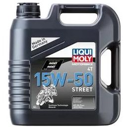 Liqui Moly Motorbike 4T 15W-50 Street [4 L] 1689 Motor&ouml;l f&uuml;r YAMAHA MOTORCYCLES BMW HONDA TRIUMPH DUCATI KTM KAWASAKI SUZUKI APRILIA BUELL HYOSUNG MZ