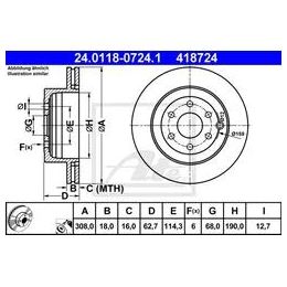 ATE Bremsensatz-Vorn und hinten SG00000DLH Bremsensatz, Scheibenbremse vorne rechts links bel&uuml;ftet 320mm f&uuml;r INFINITI RENAULT NISSAN D1060-1MF0A D1060