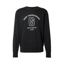 Gant Sweatshirt Herren Gr&ouml;&szlig;e L schwarz / wei&szlig;