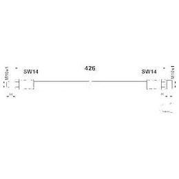 ATE Bremsschlauch 24.5170-0426.3 vorne rechts links f&uuml;r MERCEDES-BENZ FORD 0004288035 1234280335 A1234280535