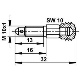 ATE Entl&uuml;fterschraube/-ventil 03.3518-5200.2 f&uuml;r TALBOT MERCEDES-BENZ PORSCHE VAG 1K0615273 1K0615273A 2771300