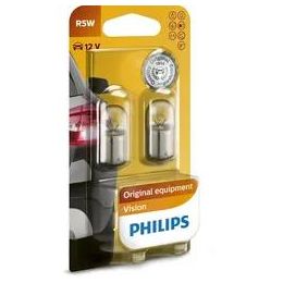 Philips R5W BA15s (2 Stk.) 12821B2 Gl&uuml;hlampe, Kennzeichenleuchte,Gl&uuml;hlampe, Kofferraumleuchte,Gl&uuml;hlampe, Park-/Positionsleuchte,Gl&uuml;hlampe, Blinkleucht