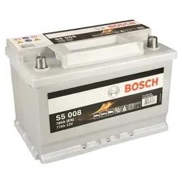 Bosch Starterbatterie S5 12 V, 77 Ah, 780 A 0 092 S50 080 12V 77Ah 780A f&uuml;r SKODA VW PEUGEOT LAND ROVER LAMBORGHINI IVECO VOLVO NISSAN RENAULT LEXUS F